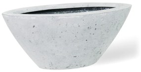 Polystone Boat květinový obal Grey Rozměry: 45 cm šířka x 19 cm hloubka x 19 cm výška