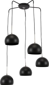 Canonus, 59x59x110cm závěsná 5 černý