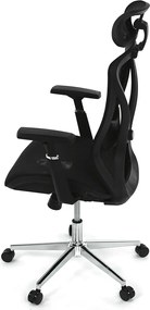 Ergonomická kancelářská židle NILS - černá síťovina