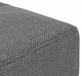 2místná rozkládací pohovka se 2 polštáři tmavě šedá textil - Default Title
