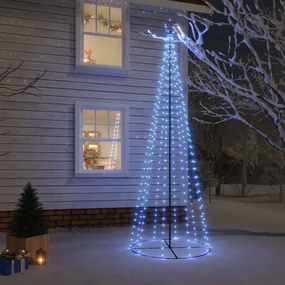 Vánoční stromek kužel 310 modrých LED diod 100 x 300 cm