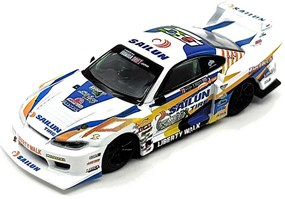 Mini gt nissan silvia s15 lb-super silhouette nr.555 formula drift japan 2023 - 1:64