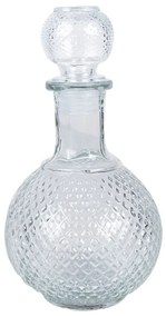 Broušená skleněná lahvička / flakon na parfém Els – 525 ml