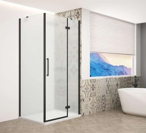 Gelco Trinity - Sprchový kout 120x100 cm, pravé, matné sklo/černá GT5610-12MR-B