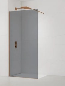 Sprchová zástěna SAT Walk-in 110 cm broušený rose gold SATBWI110KSPRRG