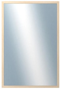 DANTIK - Zarámované zrcadlo - rozměr s rámem cca 40x60 cm z lišty KASSETTE dub bělený malá (2865)