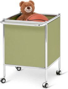 Tchibo - Kovový vozík »Cn3 Kids« s kolečky - barva: zelená