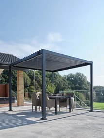 KONGEMOSE Pergola KONGEMOSE Š3xD3xV2,36 m černá