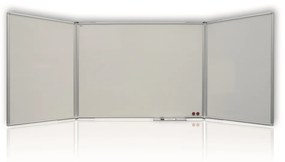 Magnetická rozkládací tabule 150/300 x 100 cm, bílá