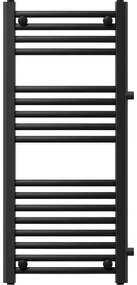 Mexen Ares, topné těleso 900 x 400 mm, 312 W, boční pravé a spodní připojení, černá, W102-0900-400-00-70-S