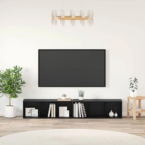 Sestava TV skříněk 2 ks Černý dub Kompozitní dřevo 3393550