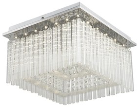 GLOBO Stropní designové LED osvětlení VINCE, 21W, denní bílá, 36x36cm, hranaté 68567-21