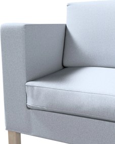 Potah na pohovku IKEA  Karlanda rozkládací, krátký barva modrá látka pletený vzor