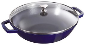 Staub Pánev Wok 30cm modrá 4,19l