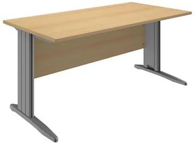 No brand  Kancelářský stůl System, 160 x 80 x 73 cm, rovné provedení, dezén buk
