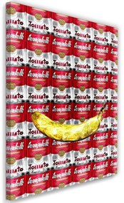 Gario Obraz na plátně Plechovky na banány a rajčata - Rubiant Rozměry: 40 x 60 cm