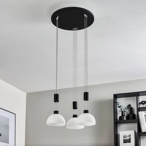 Rothfels Laurena LED závěsná lampa 3 světla kulatá černá