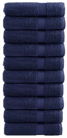 Prémiové ručníky SOLUND 10 ks tmavě modré 50x100 cm 600 g/m² 137259