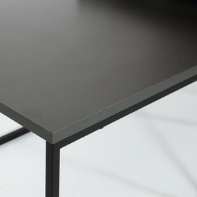 Sada konferenčních stolků Orta Black and Anthracite, 2 ks