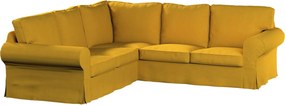 Potah na pohovku IKEA  Ektorp rohová barva žlutá látka pletený vzor