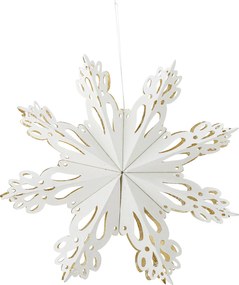 Vánoční dekorace Prato sněhová vločka 23 cm