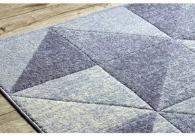 koberec FEEL 5672/17944 Trojúhelníky béžový/fialový velikost 120x170 cm | krásné koberce cz