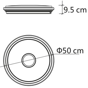 GLOBO DANI 48389-40 Stropní svítidlo