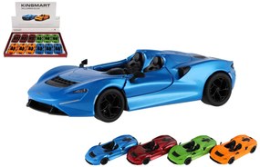 Auto Kinsmart McLaren Elva kov/plast 13 cm na zpětné natažení 4 barvy (1 ks)