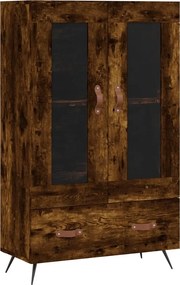 vidaXL Skříň highboard 69,5 x 31 x 115 cm kompozitní dřevo [828273] Barva: Černá