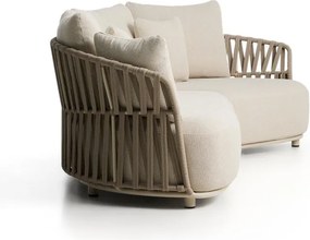 Béžová/taupe čalouněná zahradní pohovka Osani – Kave Home