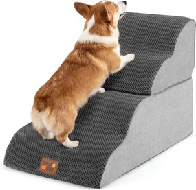 Costway Schody pro psy 4 Schody 50 cm Vysoké schody pro domácí mazlíčky Schody