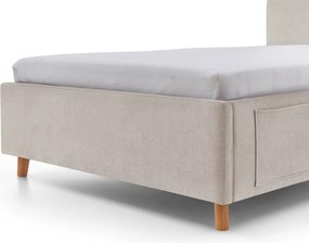 Béžová dětská postel s úložným prostorem s roštem 120x200 cm Cosy – Meise Möbel