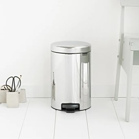 Brabantia Pedálový koš NewIcon 12L nehořlavý lesklá ocel