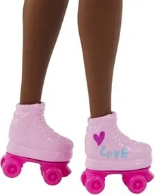 Mattel Barbie deluxe módní panenka - trendy bruslařka / od 3 let