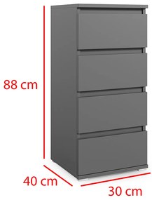 Eka Předsíňová stěna s čalouněnými panely Trinity 36 - Bílá / Tmavá růžová 2323