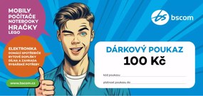 Dárkový poukaz na nákup zboží v hodnotě 100 kč