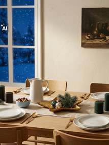 Sinsay - Vánoční skleněný talíř ve tvaru hvězdy - zlatá