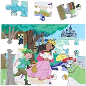 EEBOO Puzzle Princeznino dobrodružství / 20 dílků