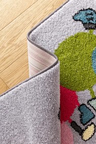 Dětský koberec Funky Top Ivo šedý