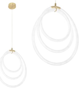 Toolight Designové LED osvětlení Circle G016-CP zlaté