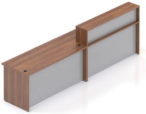 NABYTEK-DESIGNOVY.CZ - LKA13 12 - Recepční pult Komfort, 136x70x76 cm, javor
