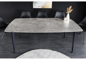 Massive home | Jídelní stůl MILANO 180 CM keramika  šedý mramor