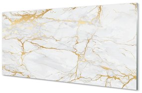 Obraz na skle Marble kamenná zeď 140x70 cm