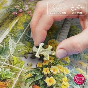 CHERRY PAZZI Puzzle Zahradní symfonie / 2000 dílků / 100 x 70 cm