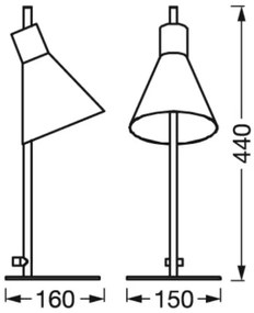 Ledvance - LED Stolní lampa DECOR TOKIO LED/5W/230V