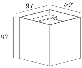 Lucide 09217/04/30 - LED nástěnné svítidlo XIO 1xG9/4W/230V černé