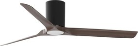 Matně černé/v tmavě přírodní barvě kovové LED stropní svítidlo Polar – Nova Luce