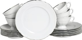 XXXLutz KÁVOVÁ SOUPRAVA Maria Theresia Platin 18dílné Creatable - Online Only nádobí - 007768059201