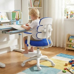 Dětská rostoucí židle Neoseat KIDDY THREE — látka, pratelný potah, tmavě modrá
