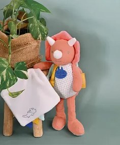 Doudou Dárková sada - dinosaurus s dečkou 25 cm / od 0 let